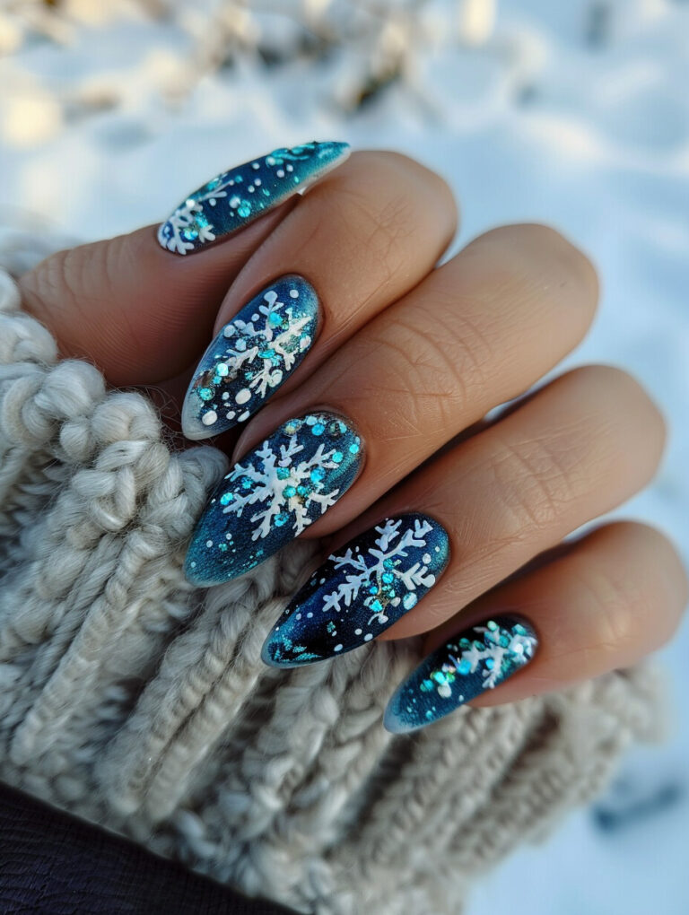 22 Stunning Winter Nail Ideas for a Magical Christmas – aesthetiquelife.com