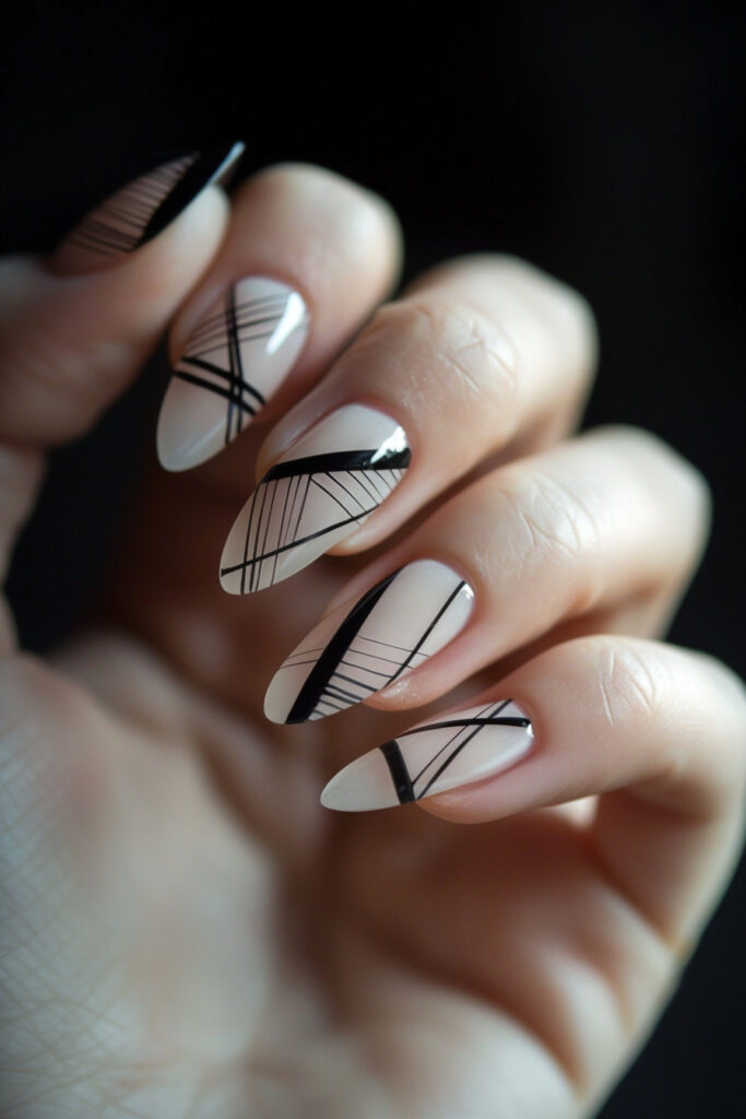 30 Chic Geometric Nail Art Designs That Scream Sophistication ...