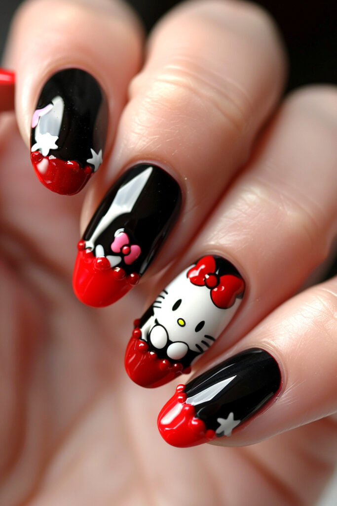 20 Adorable Hello Kitty Nail Ideas for an Elegant and Unique Look ...