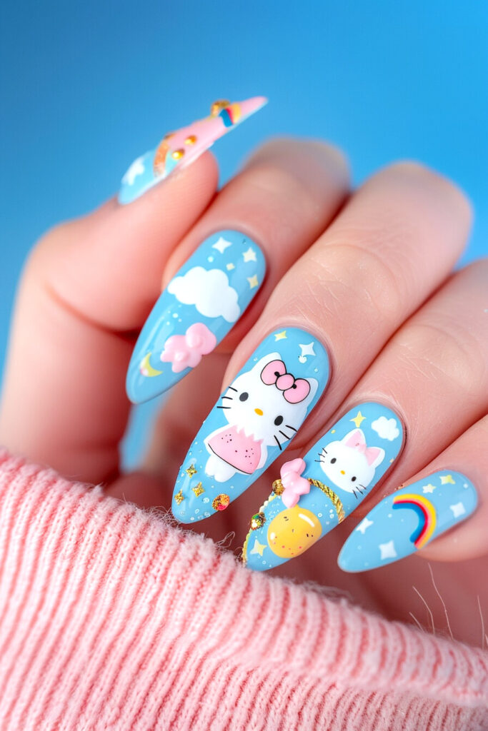 20 Adorable Hello Kitty Nail Ideas for an Elegant and Unique Look ...