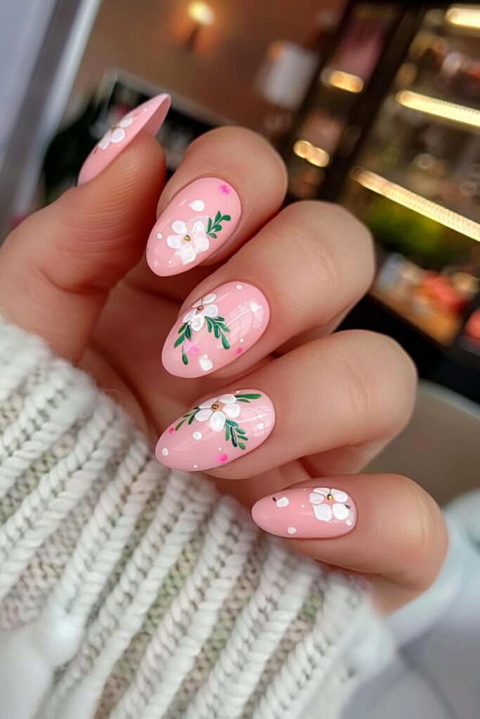 30 Gorgeous Pink Flower Nail Designs You’ll Love – aesthetiquelife.com